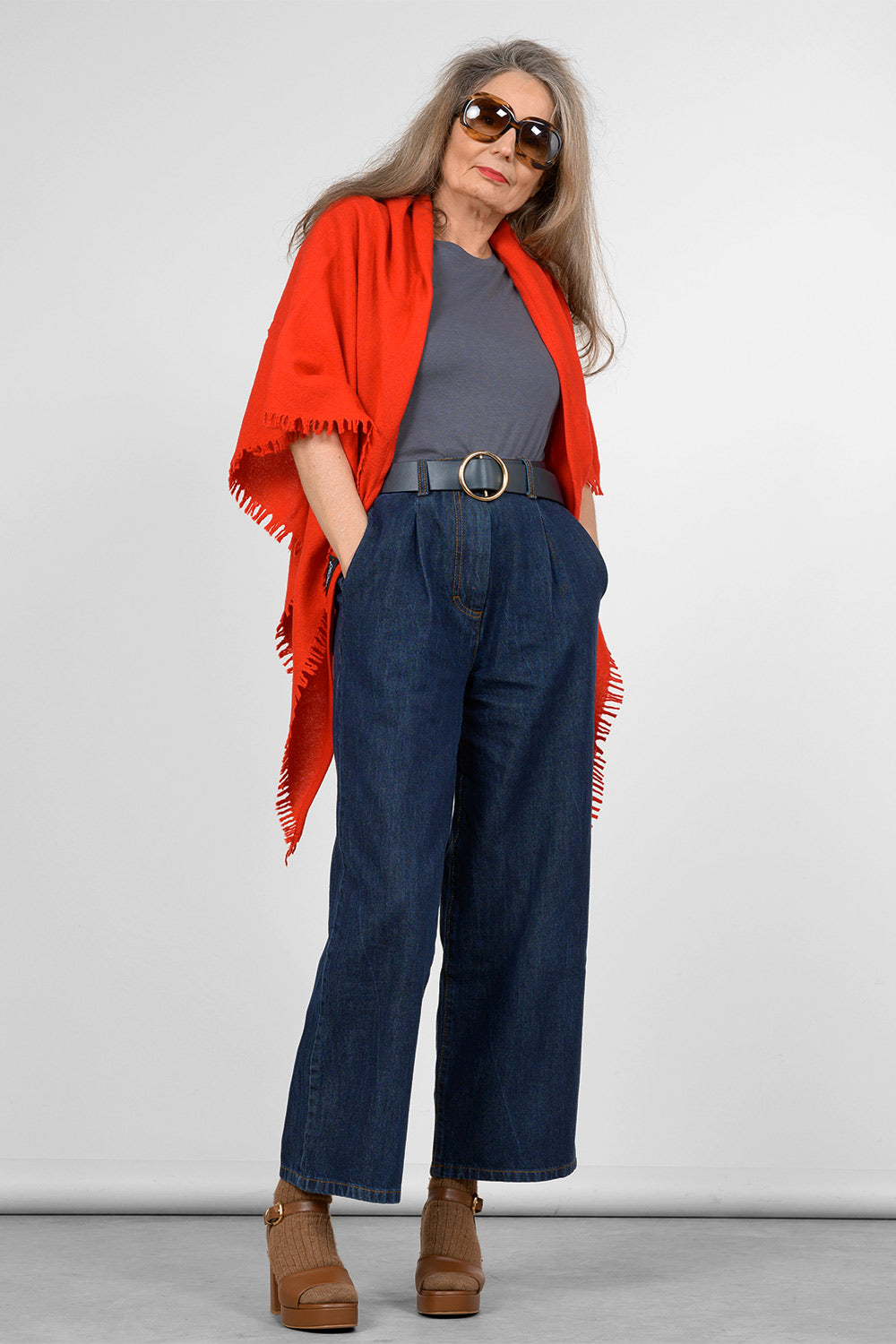 Quelara Stola - red | www.prego.de - PREGO - made with love